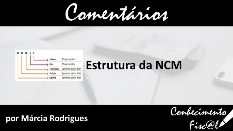 Estrutura da NCM - Conhecimento Fiscal